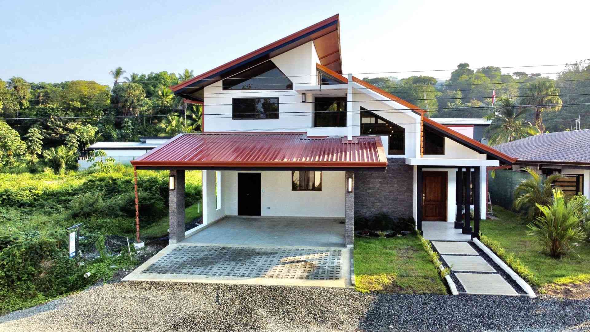New Construction 3-Bedroom Modern-Style Home with Pool in Uvita Costa ...