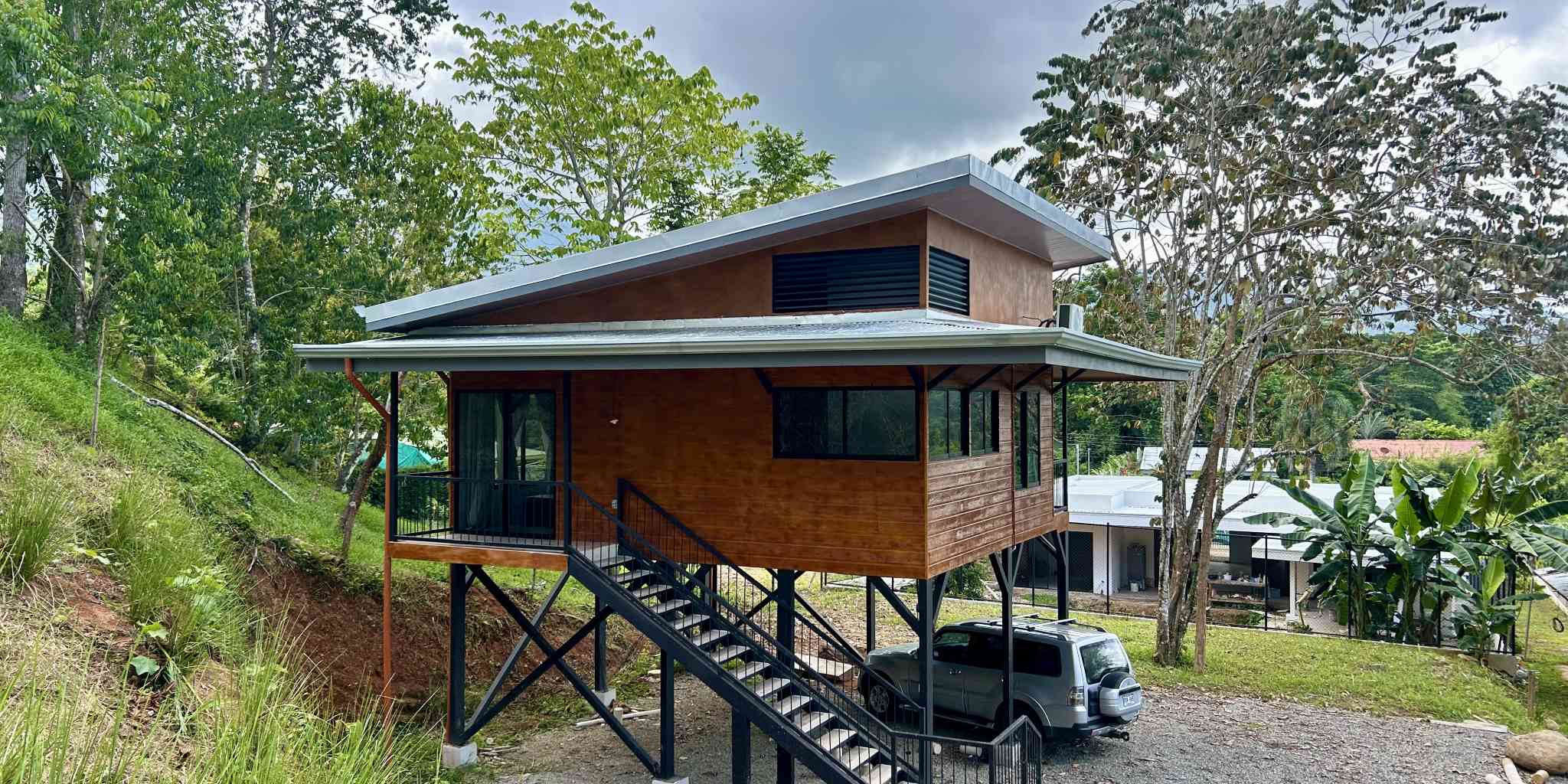 Unique Elevated 2-Bedroom Home with Room to Expand in Ojochal Costa ...